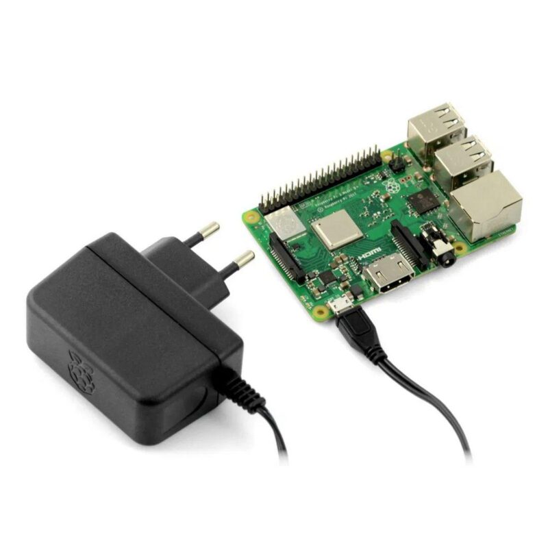 Блок питания Raspberry Pi 3 Model B Official Power Supply Retail, Black ...